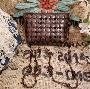 Bags | Gorgeous Floral Real Coconut Shell Crossbody | Poshmark